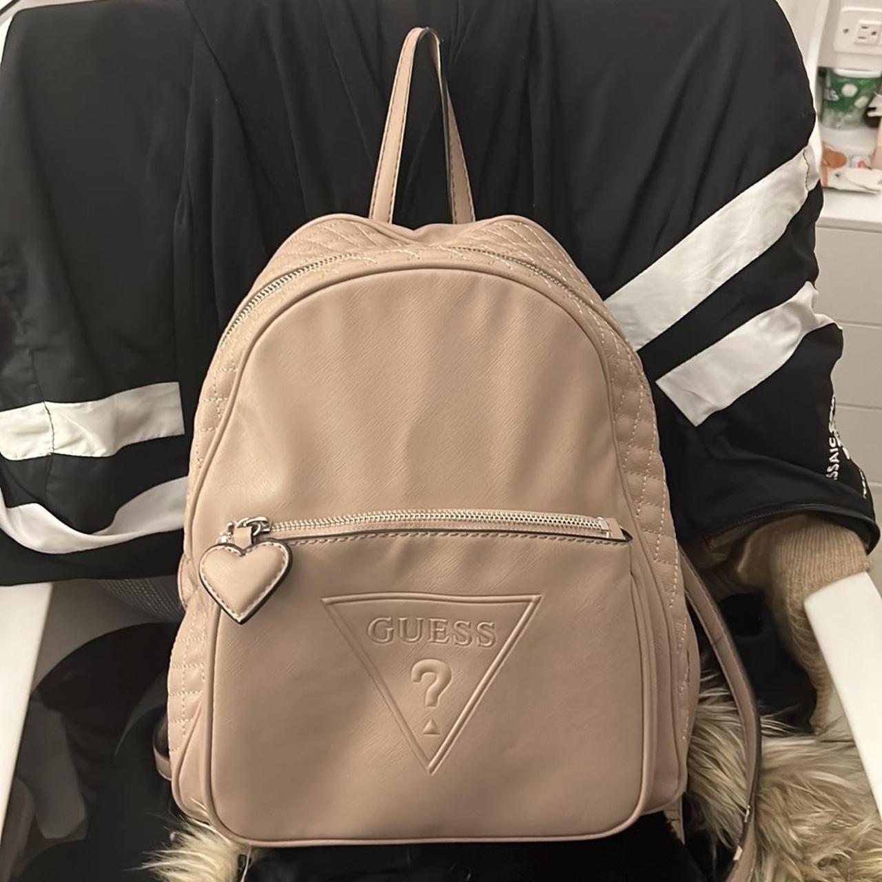 GUESS Blush Pink Mini Backpack in good condition... - Depop
