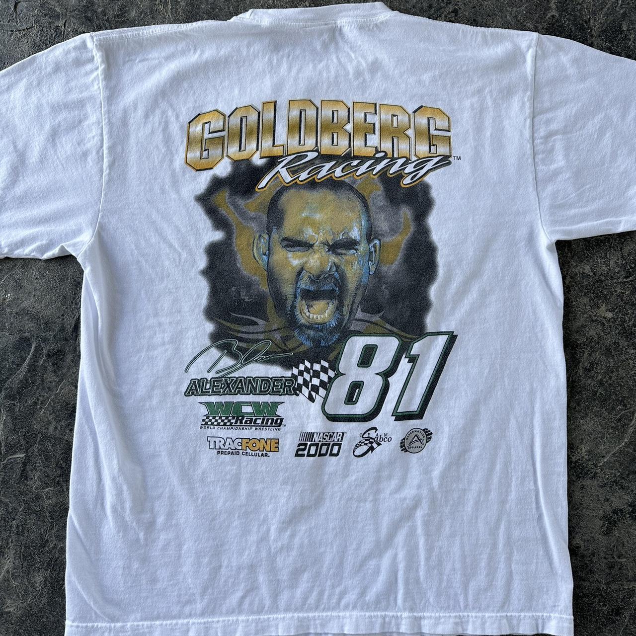 Goldberg WCW Racing Blaise Alexander Double Sided... - Depop