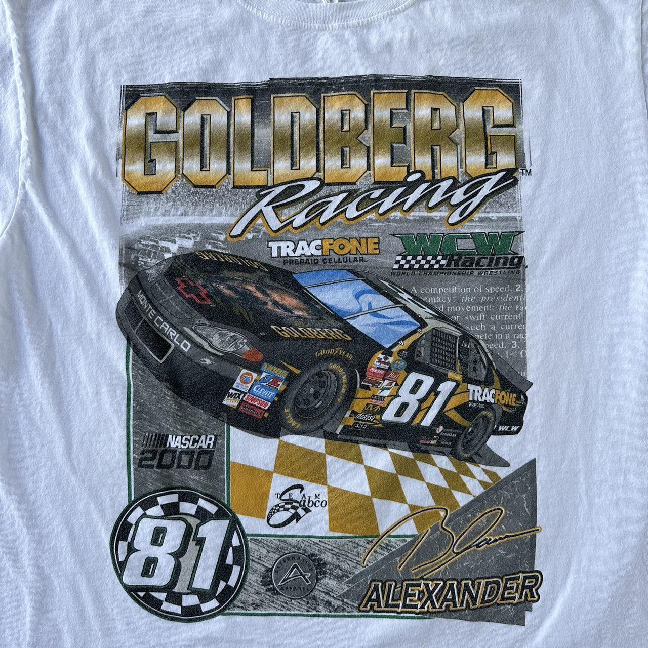 Goldberg WCW Racing Blaise Alexander Double Sided... - Depop