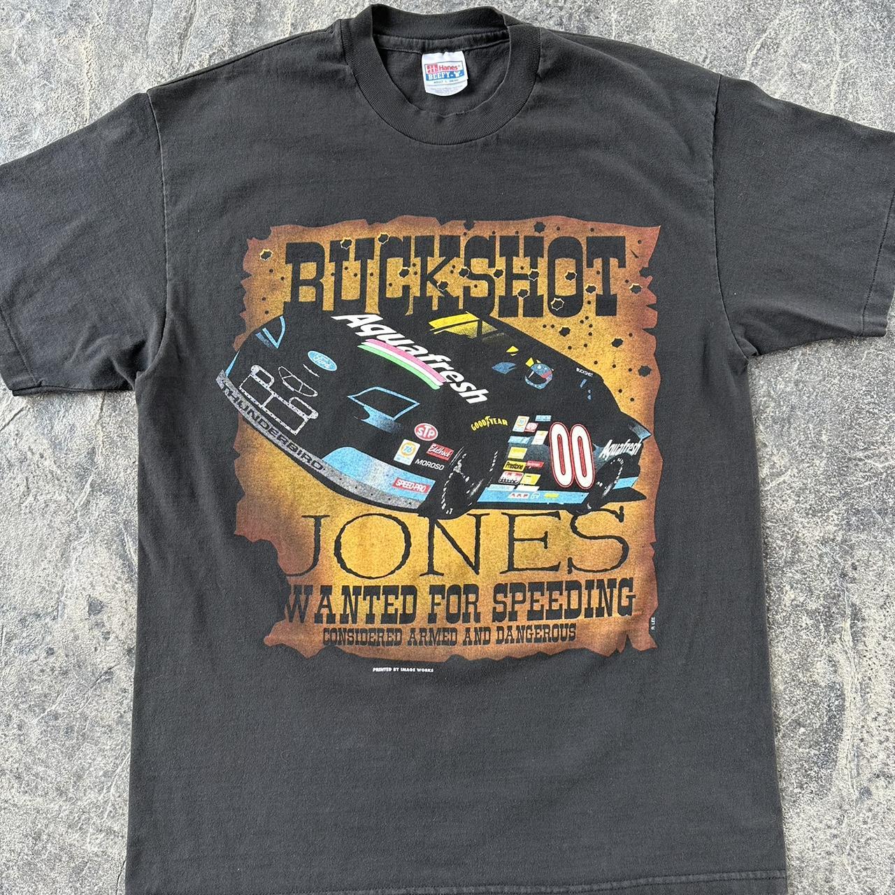 90s Buckshot Jones Aquafresh Nascar Racing Double... - Depop