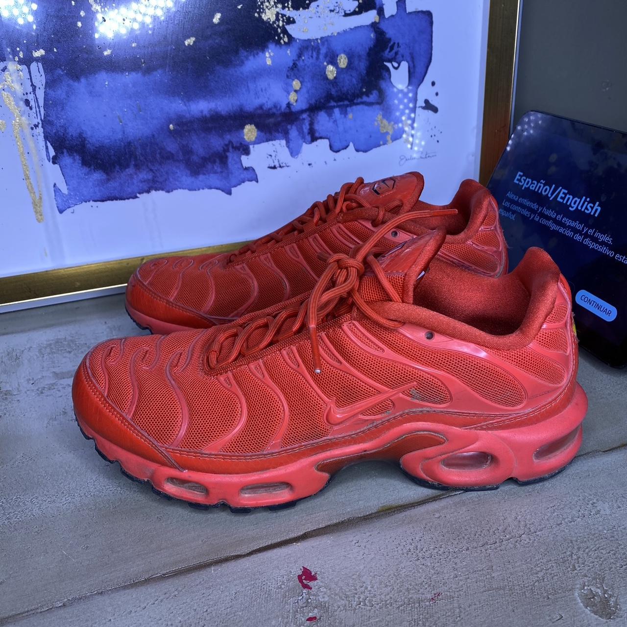 Nike airmax plus “Lava red” Men’s -7 Women-8 No rips... - Depop