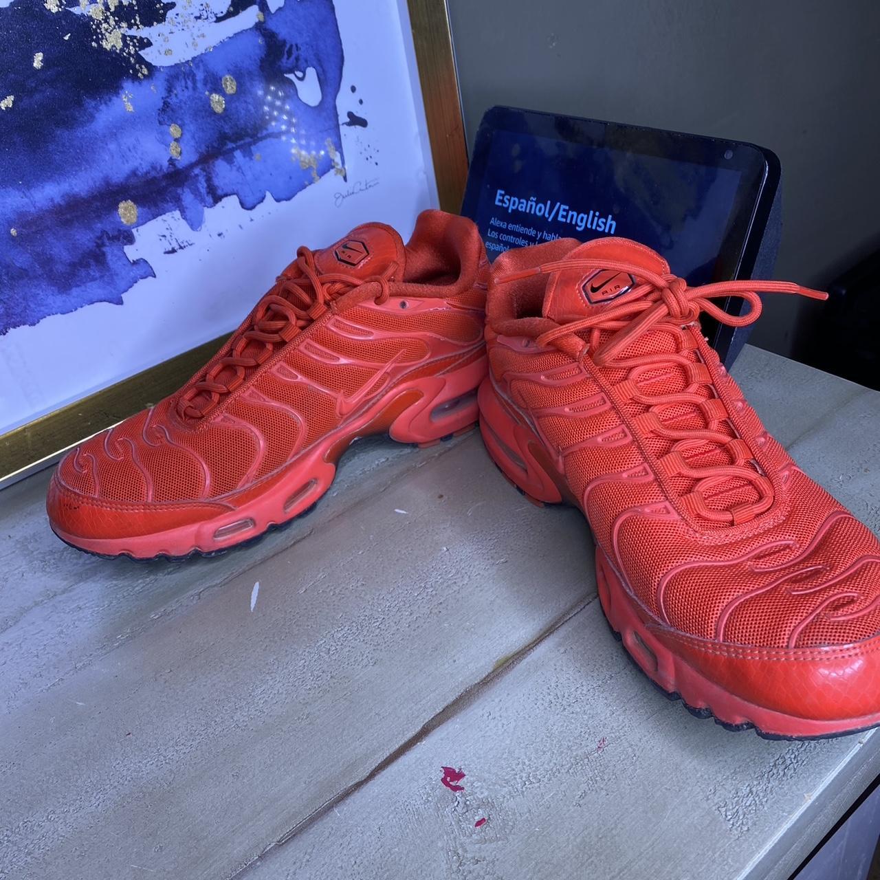 Nike airmax plus “Lava red” Men’s -7 Women-8 No rips... - Depop