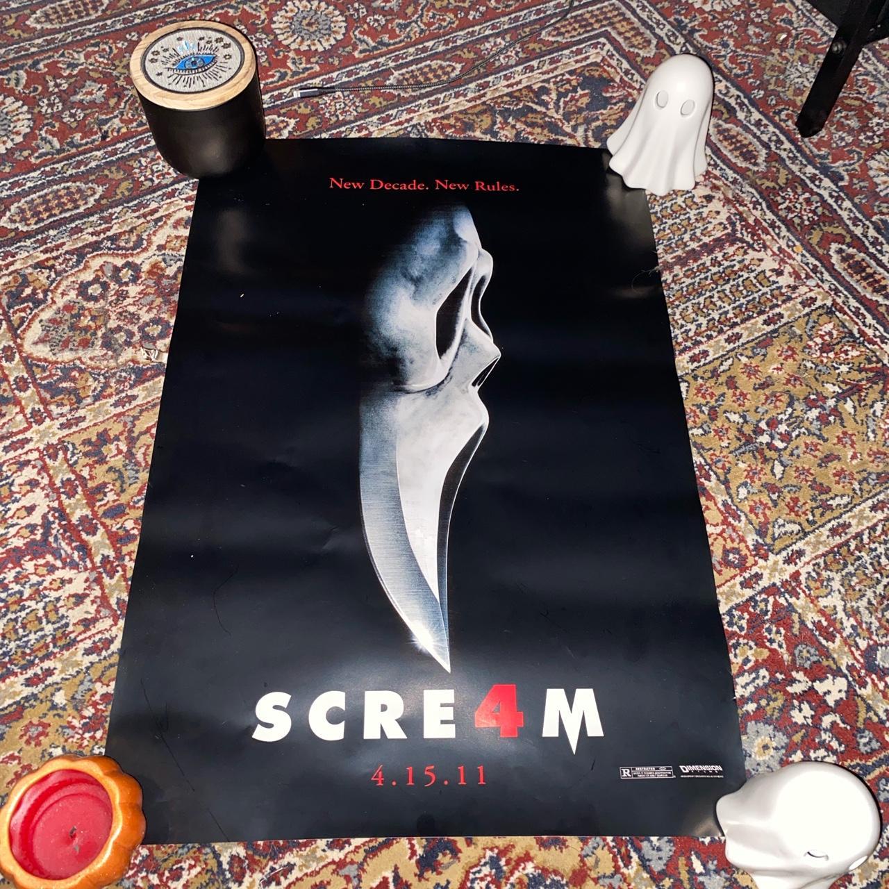 Scream 4 cinema promo poster Size is around A2 Has... - Depop