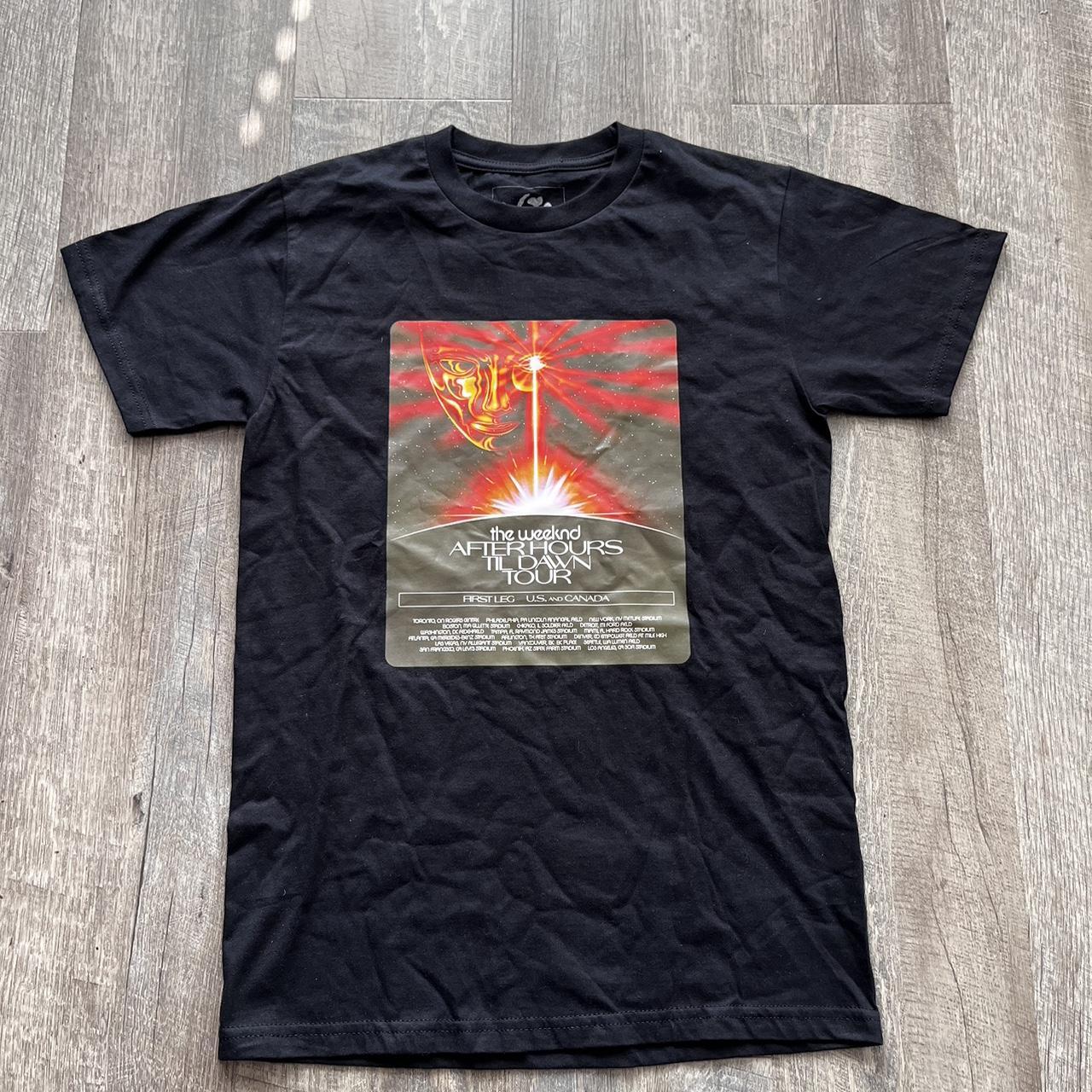 The Weeknd after hours tour tee merch Sz Small Fast... - Depop