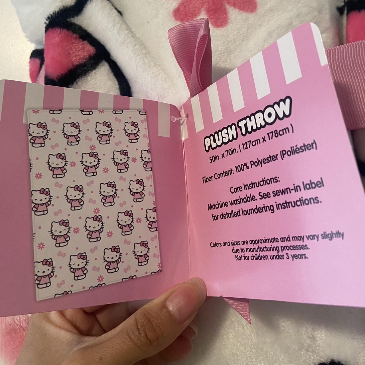 hello kitty daisy blanket •new with tags never been... - Depop