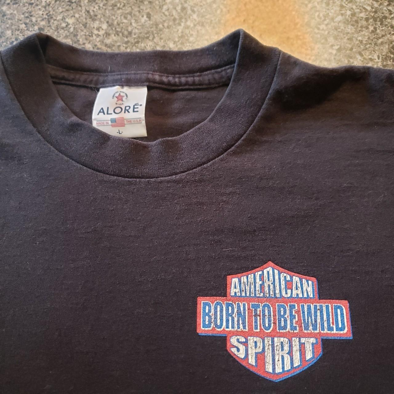 American Spirit Born To Be Wild vintage vtg 80's... - Depop