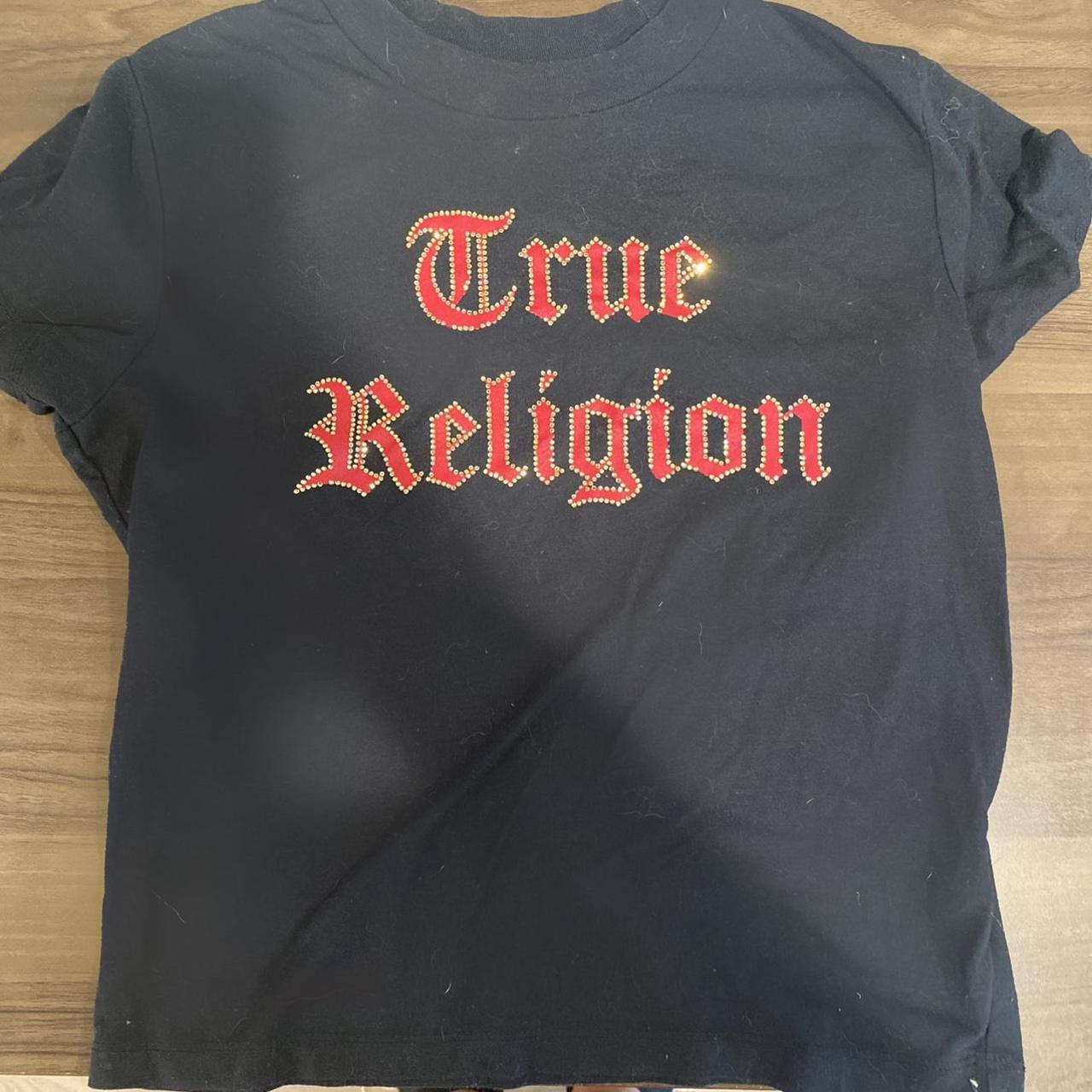 🍷 Cute True Religion Top 🍷x-small but can be worn as... - Depop