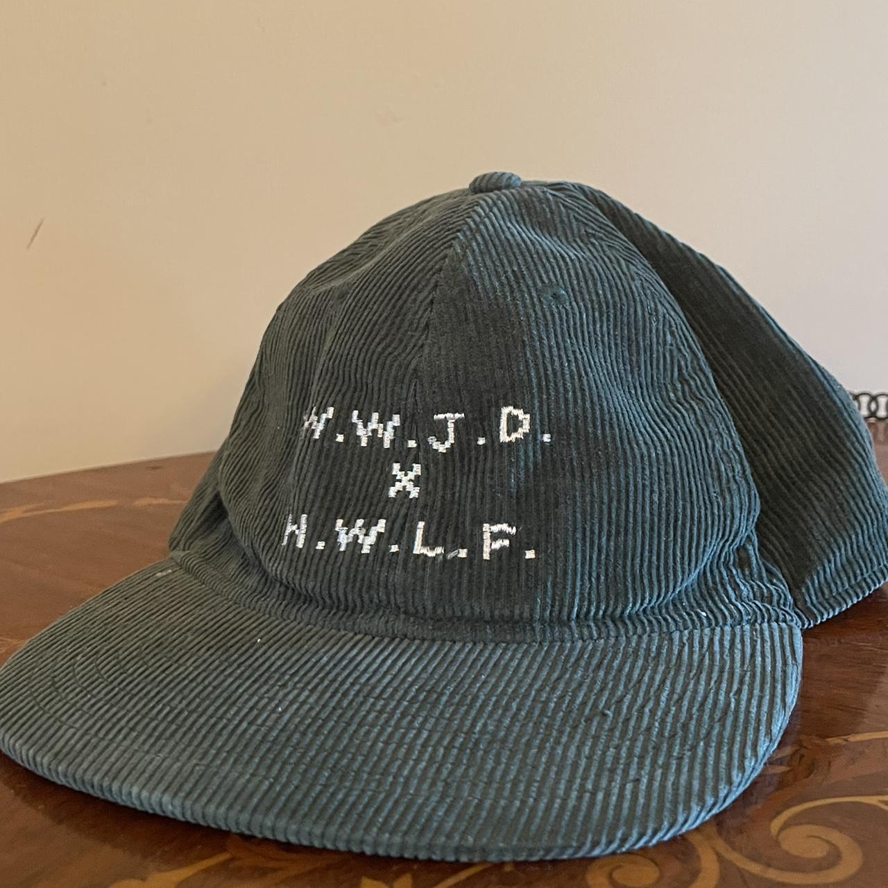 Green corduroy HWLF hat! WWJD!!! Love others well!... - Depop