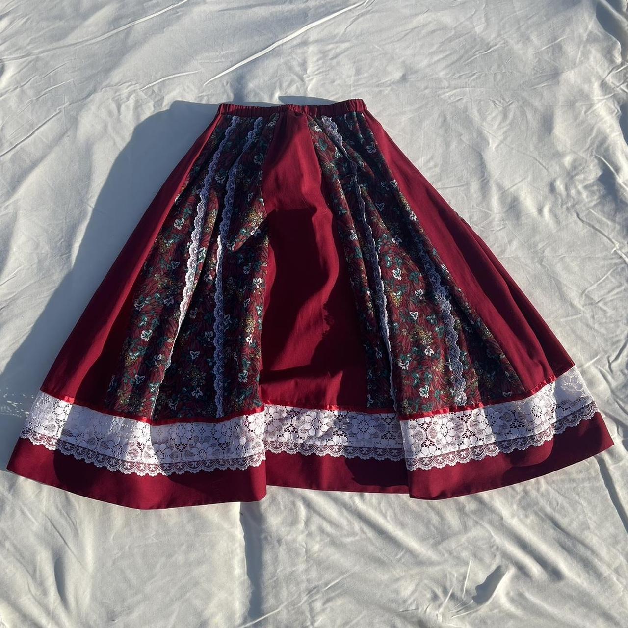Beautiful Handmade Cottagecore Skirt - Depop