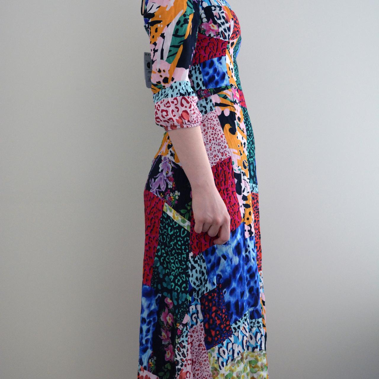 Desigual Patchwork Dress “Consetina” Desigual Dress... - Depop