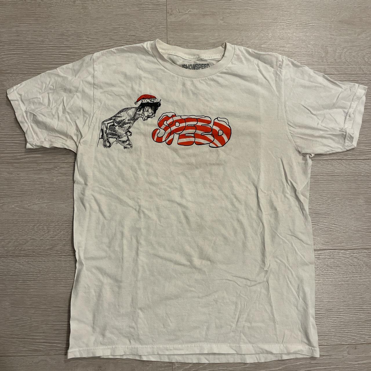 IShowSpeed Christmas Merch White tshirt Size -... - Depop