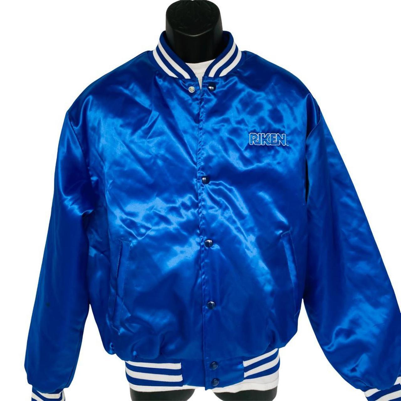 Royal Blue Bomber Jacket Size L __________________ ... - Depop