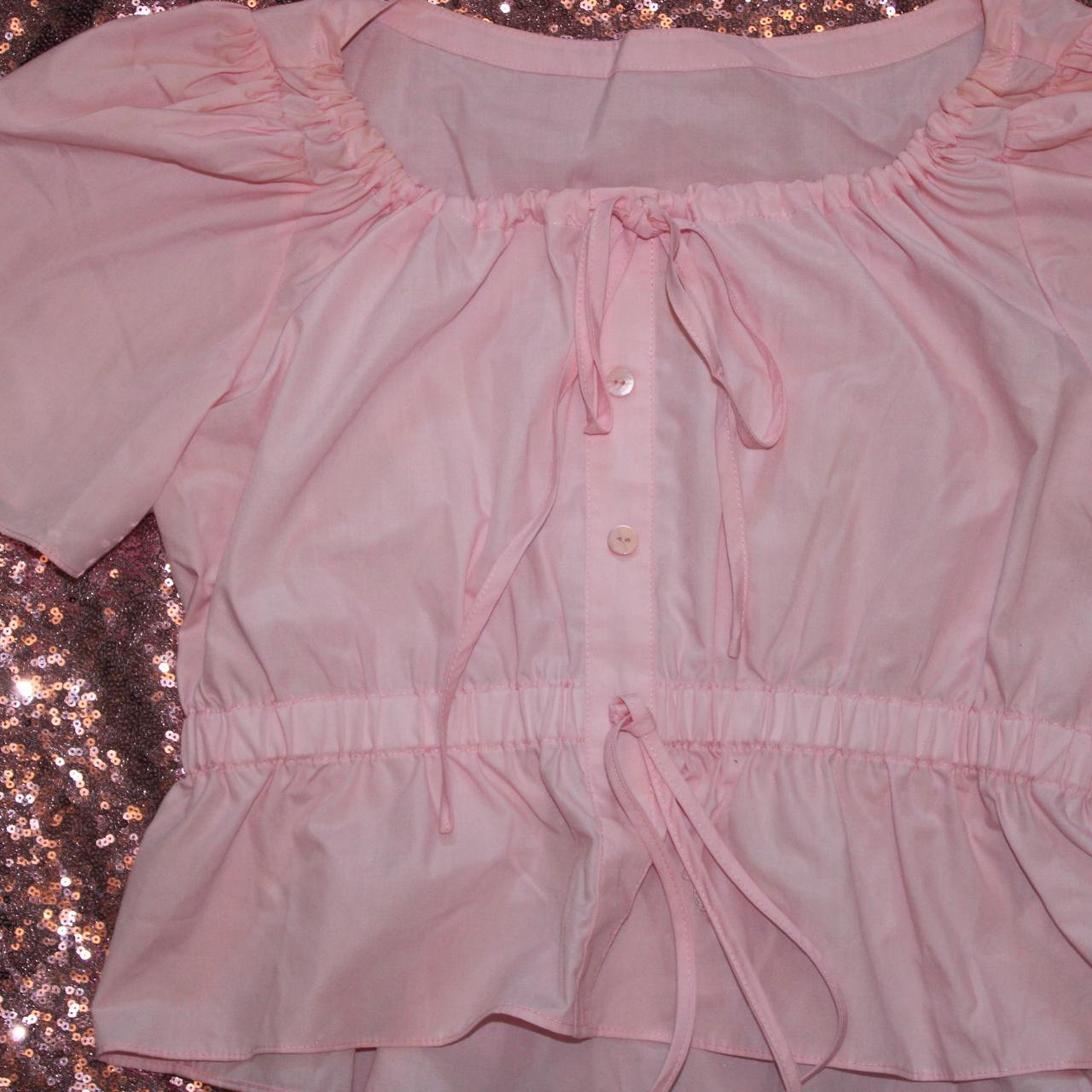 J.ING Women's Pink Shirt | Depop J.ING Women's Pink Shirt | Depop