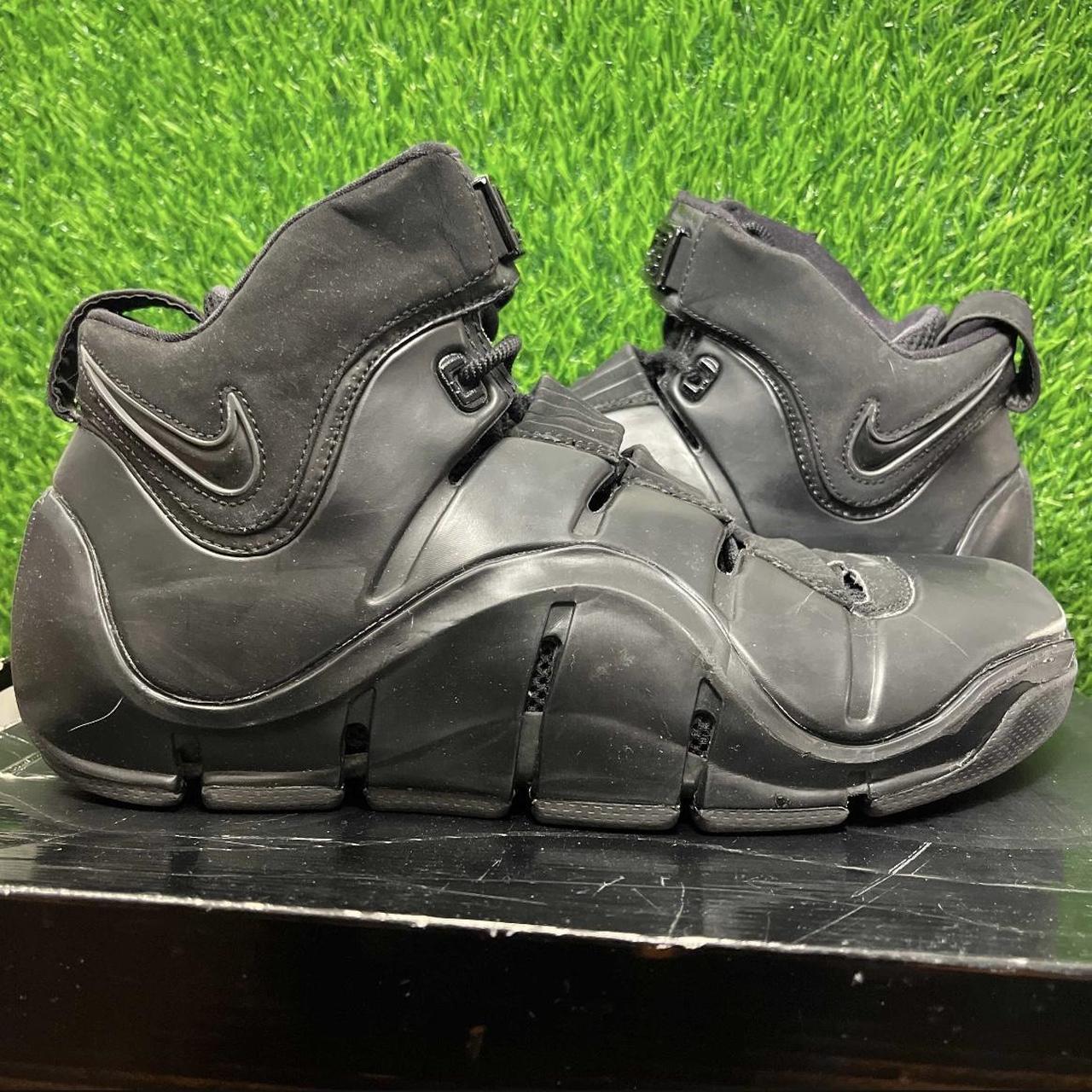 Nike Zoom LeBron 4 Black Anthracite 2006 Size 10.5... - Depop