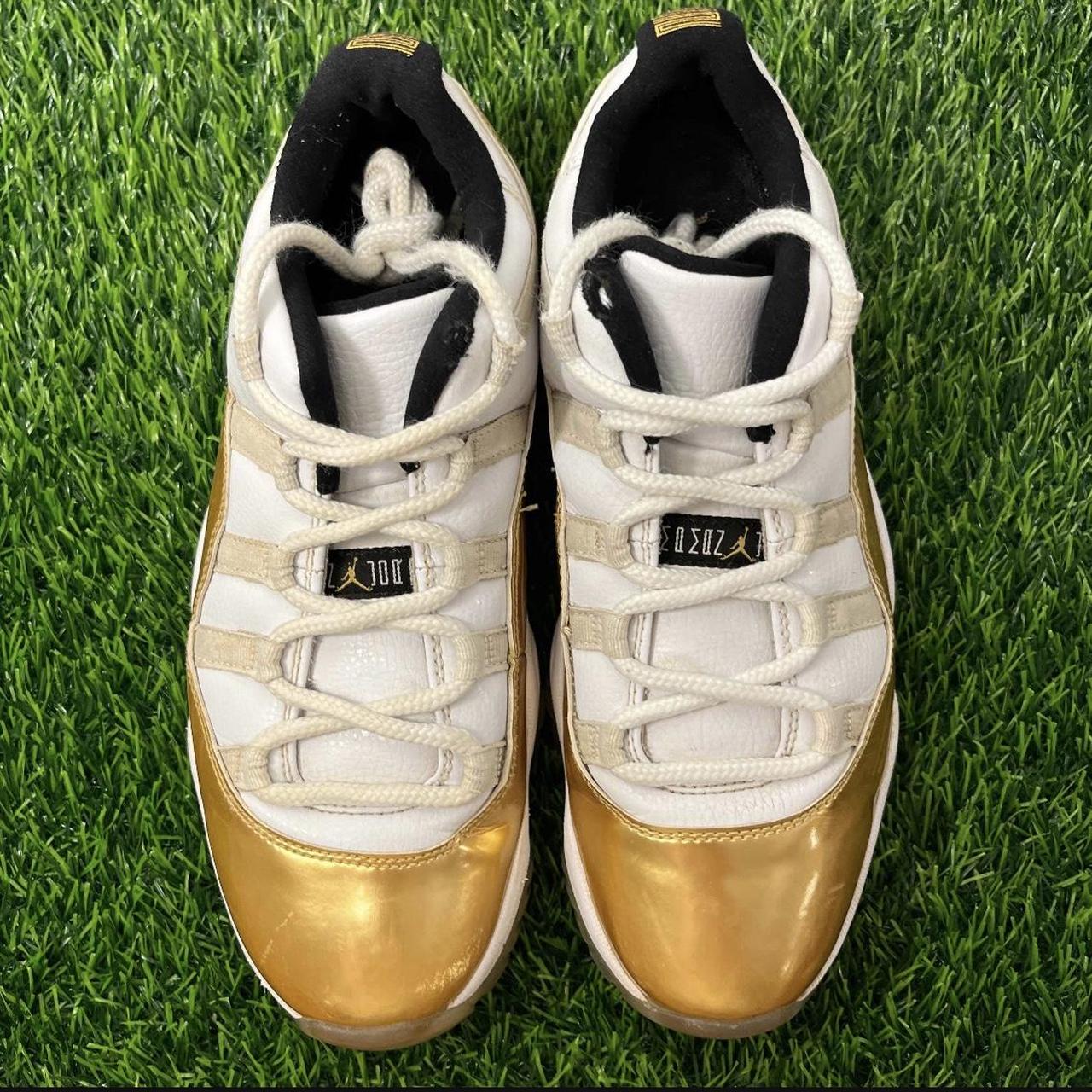 Air Jordan 11 XI Retro Low Closing Ceremony Gold... - Depop
