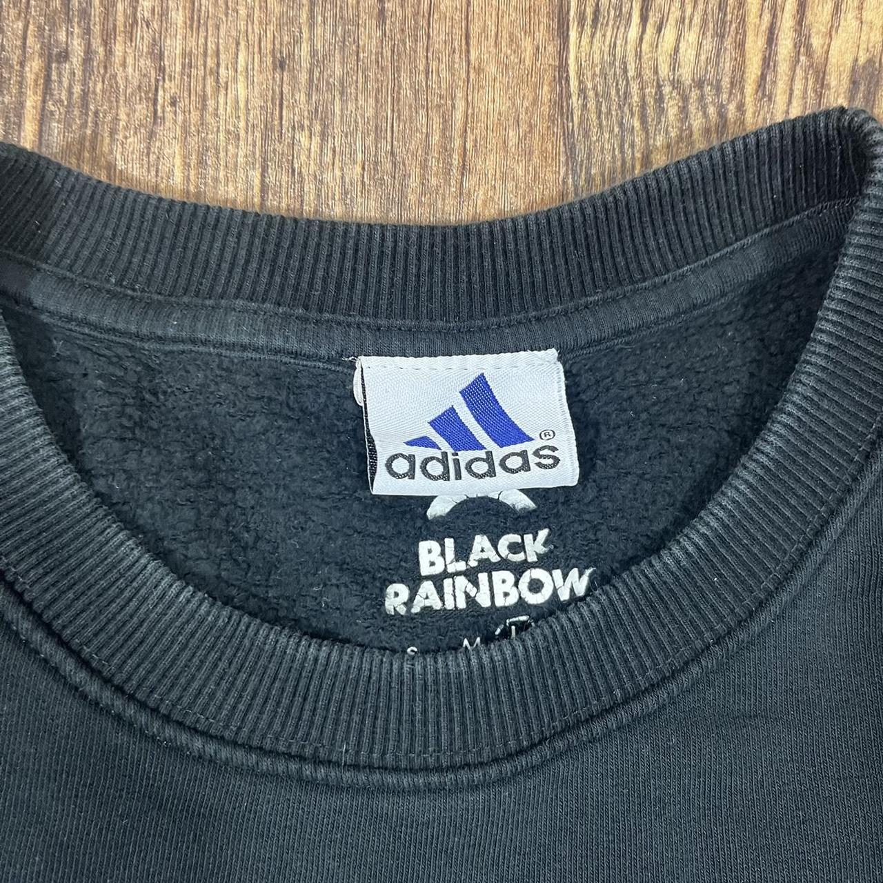Vintage Adidas Sweatshirt Rework Colour: Black &... - Depop