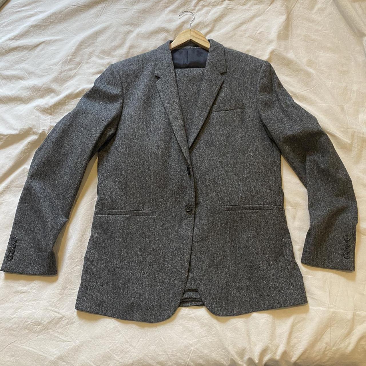 COS Men's Grey Suit | Depop