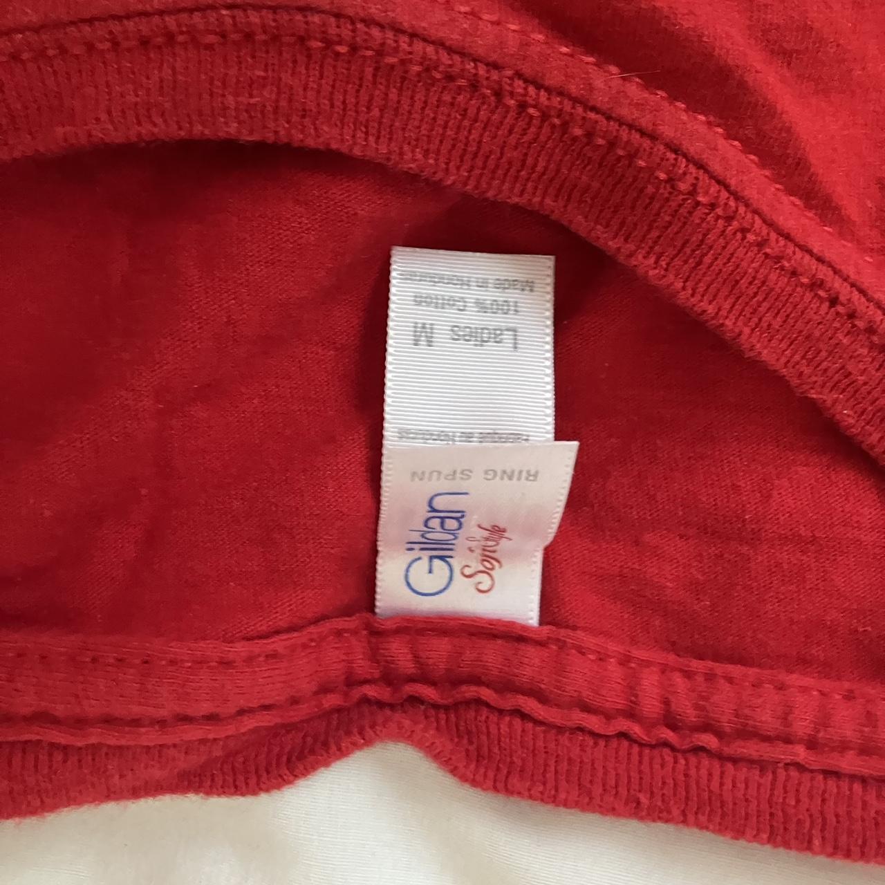 Super ted vintage baby tee. Bright red. Adorable... - Depop