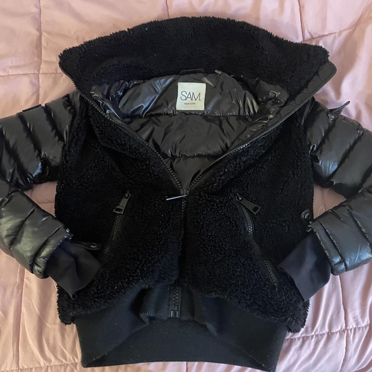 SAM jacket #preppy #fuzzy #SAM - Depop