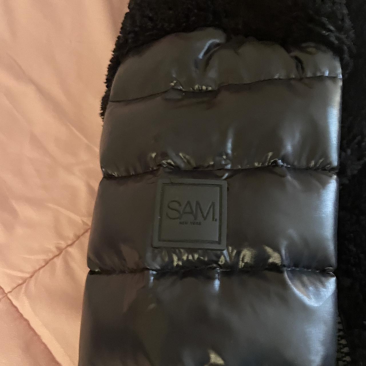 SAM jacket #preppy #fuzzy #SAM - Depop