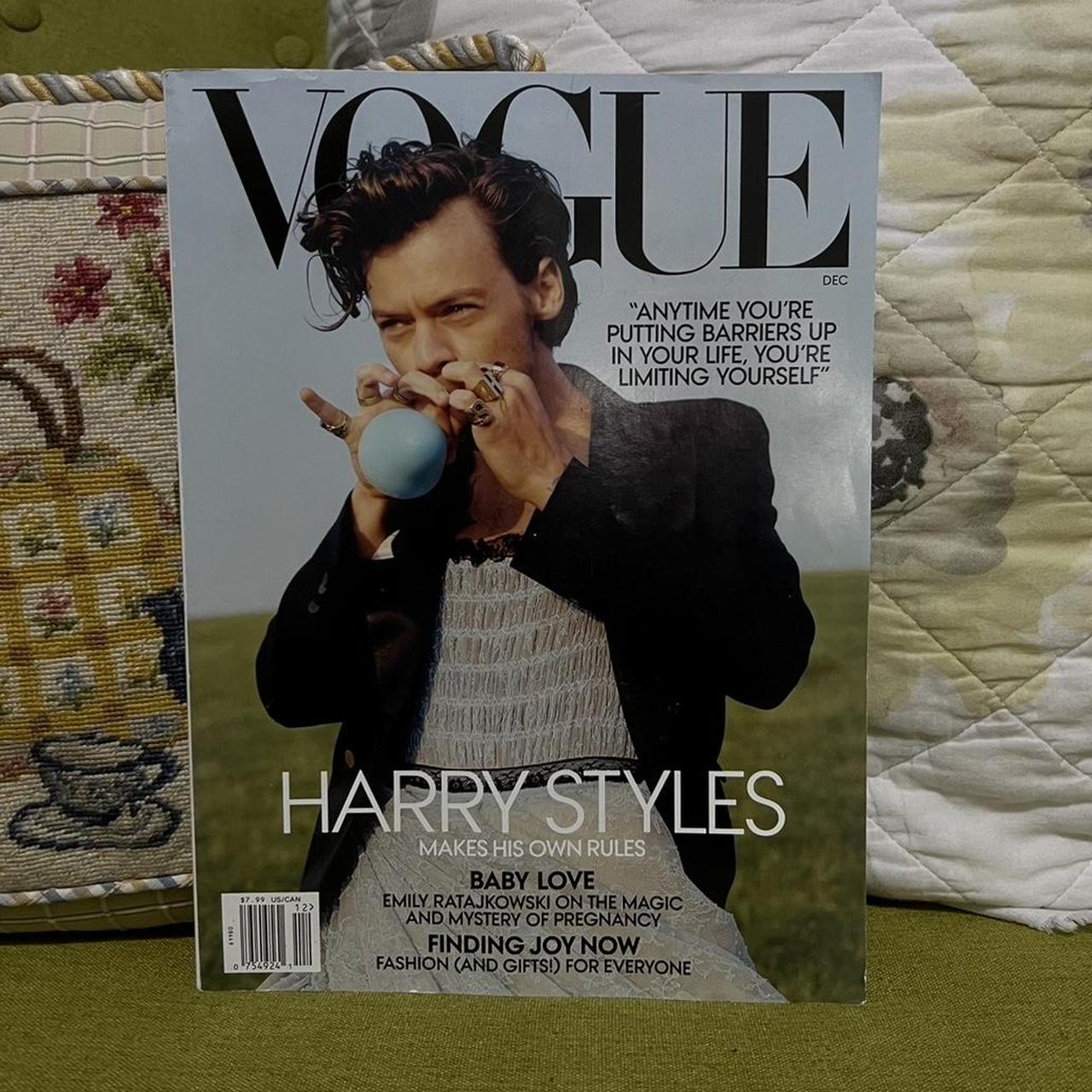 Harry Styles cover of Vogue | December 2020 edition... - Depop