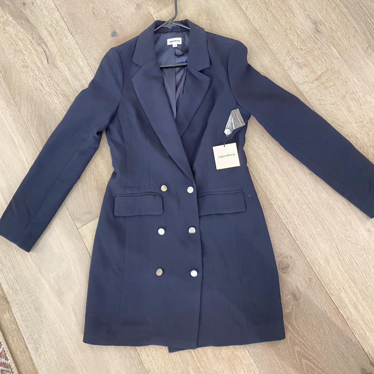 REVOLVE SUPERDOWN Navy Blazer Dress 💙 Super cute... - Depop