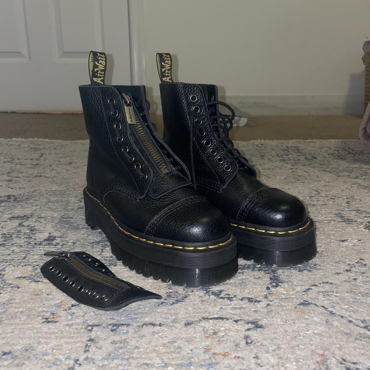 Doc Martin Sinclair Platform Boots - shoes is a size... - Depop