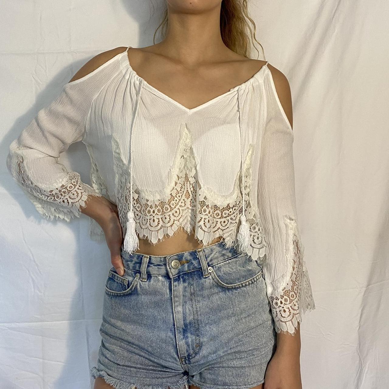 MOOLOOLA top - size 8 | fits 6-10 - 95% polyester,... - Depop