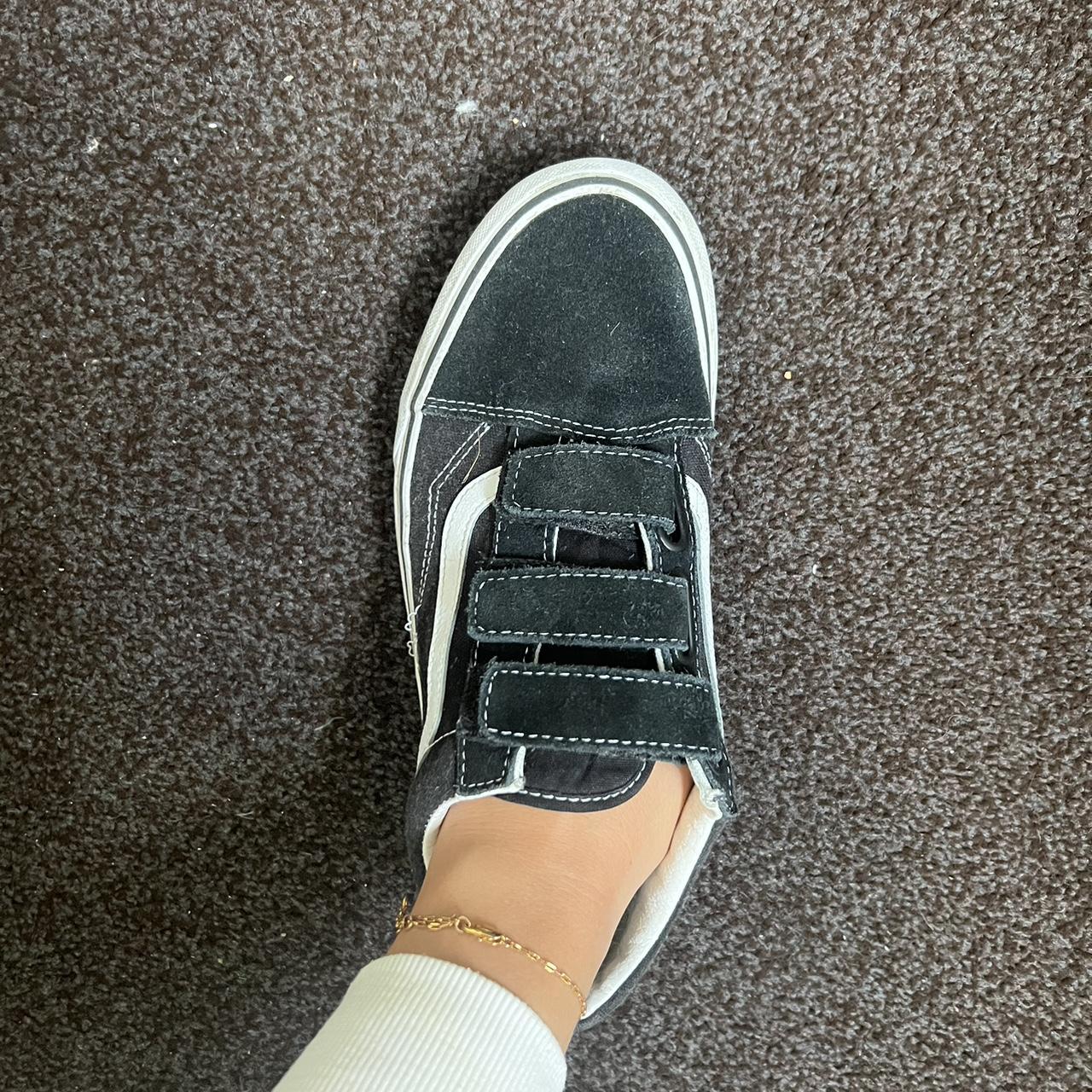 Old skool Vans Velcro - Size 41 Worn a few times /... - Depop