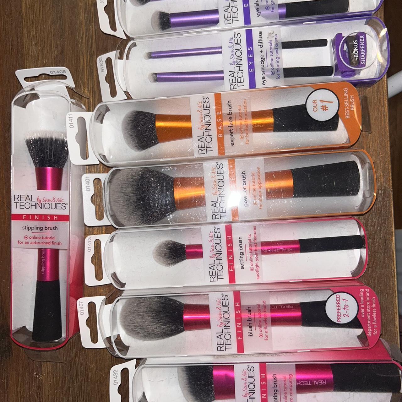 Real techniques makeup brushes Please dm before... - Depop