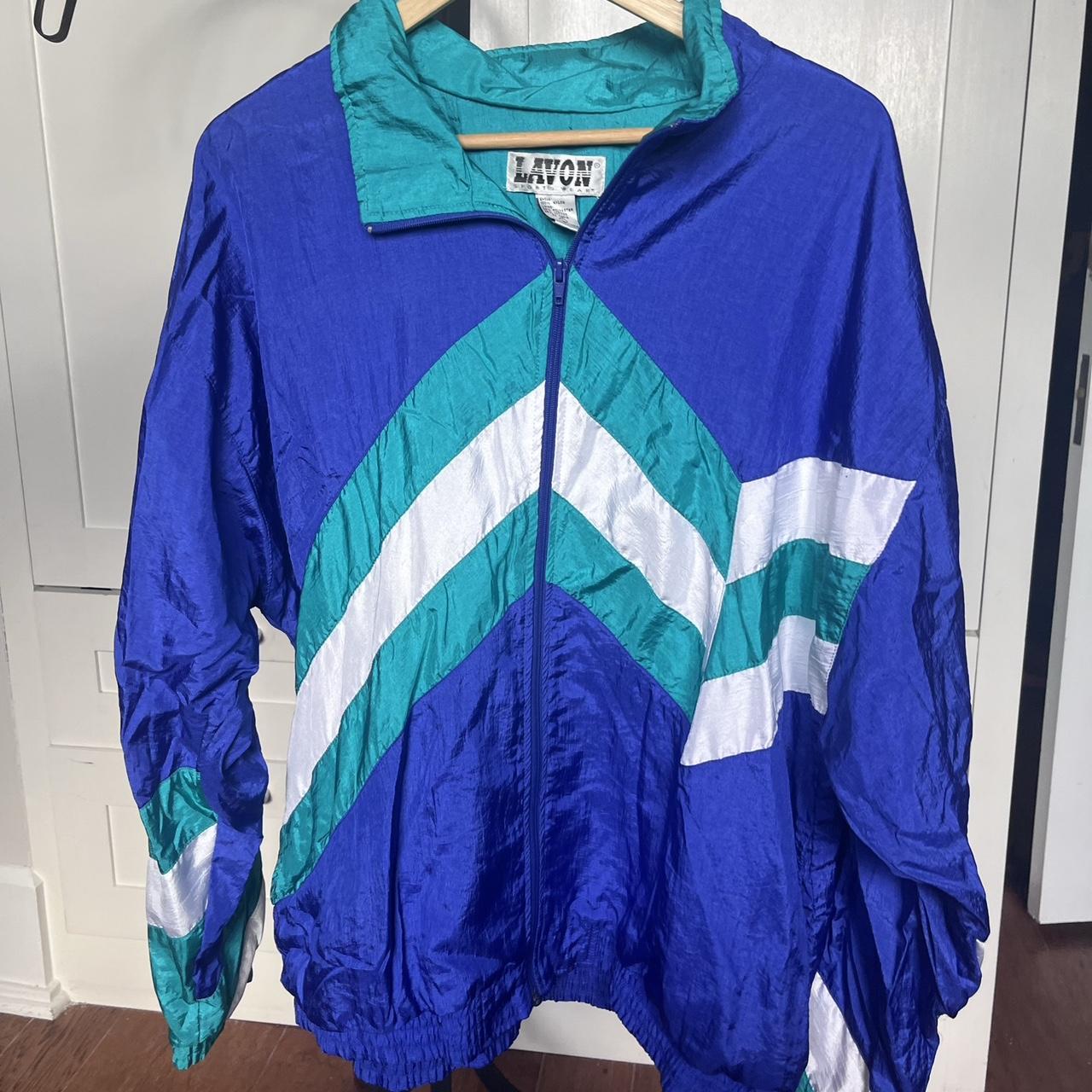 Vintage Lavon sports wear jacket Adult:large... - Depop