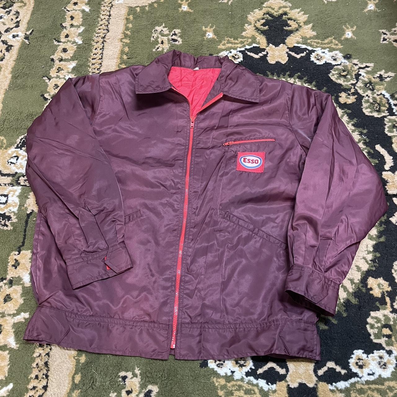 Esso insulated windbreaker. Awesome looking jacket!... - Depop