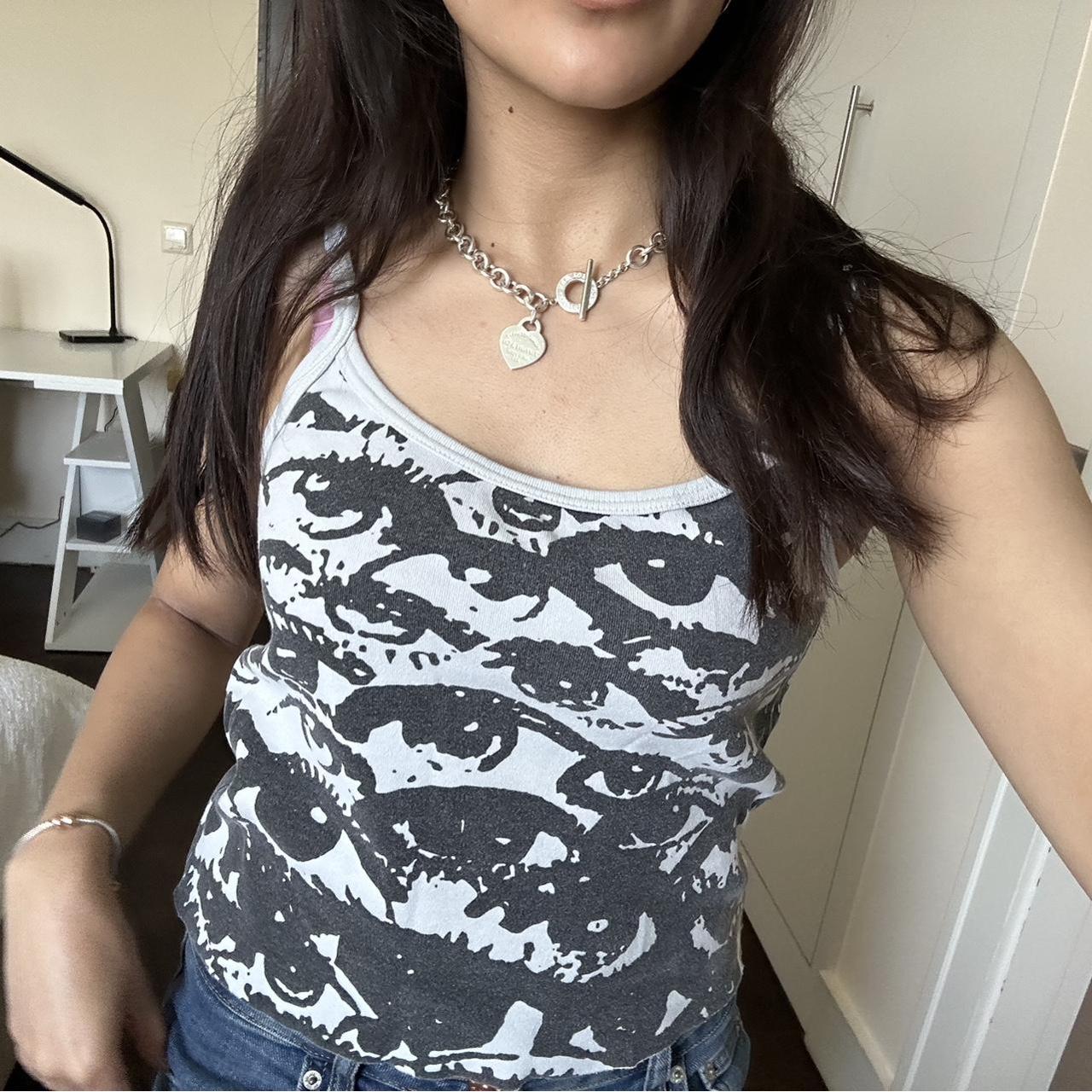 Iconic brandy eye tank top Good condition Size 8... - Depop