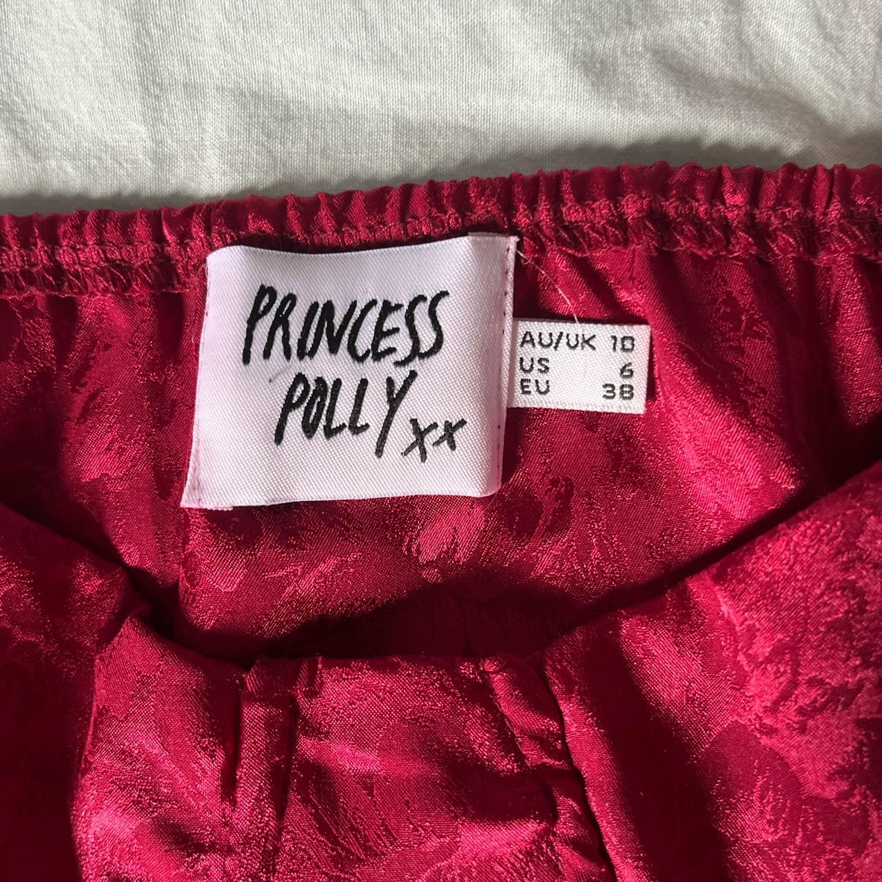 Red mini dress from Princess Polly. Size 6 but fits... - Depop