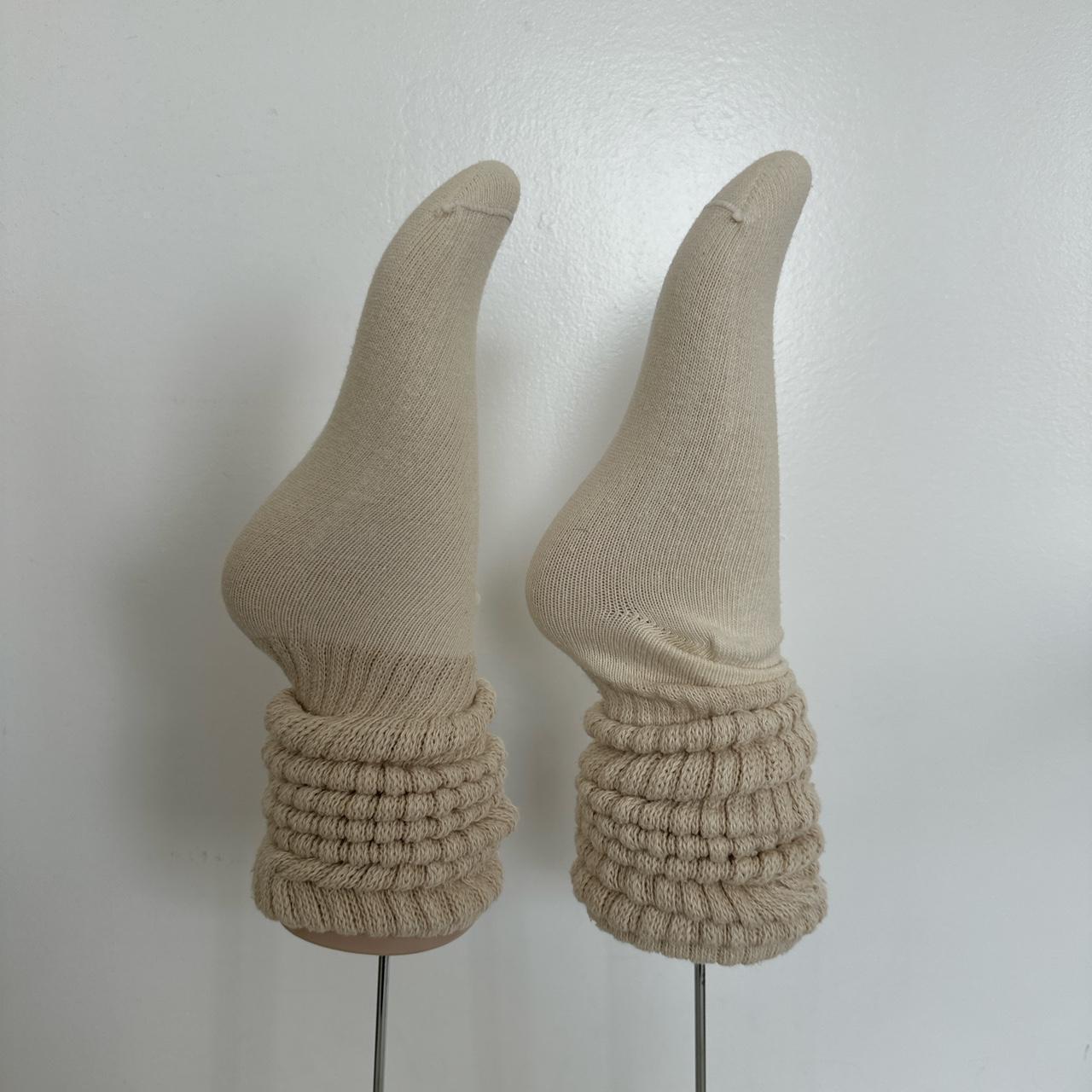 Men's Cream Socks | Depop