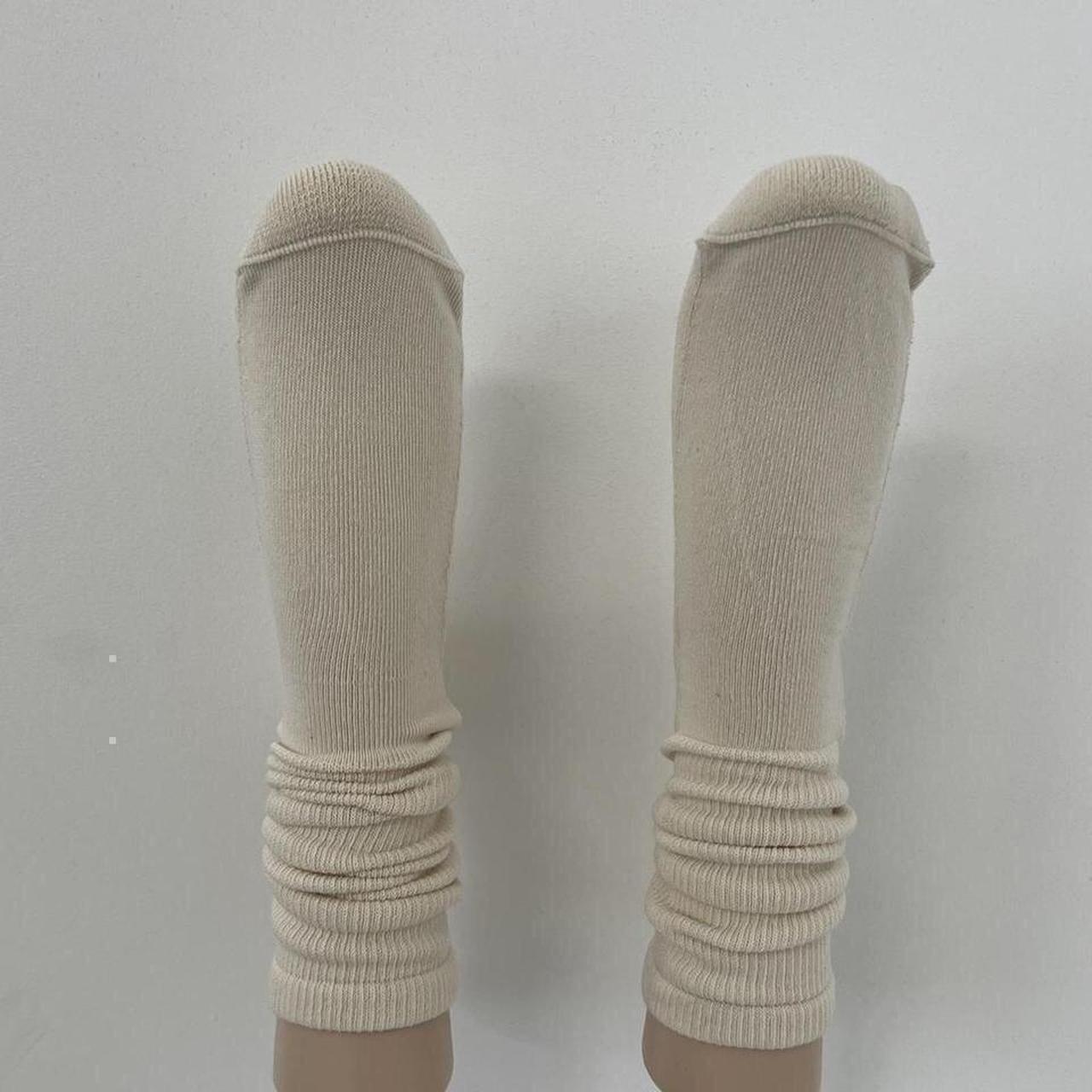 LAABLK3010 - CREME UNISEX SOCK Slightly imperfect.... - Depop