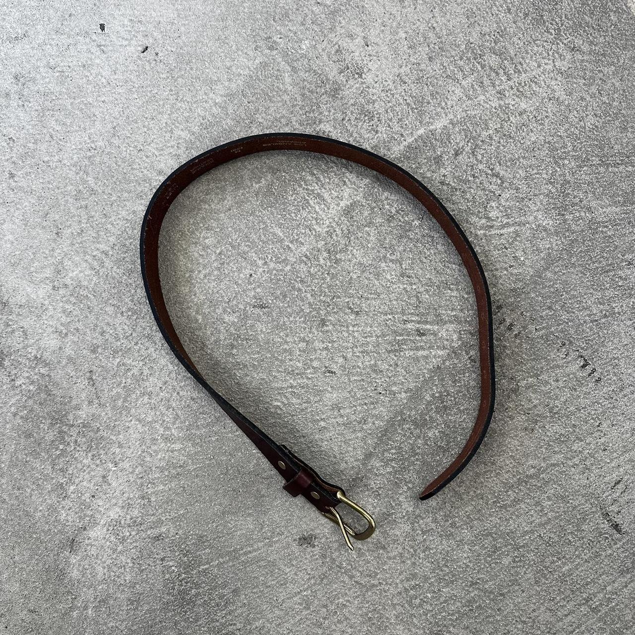 LAA1 - Light Antique/Cognac CLASSIC BUCKLE LEATHER... - Depop