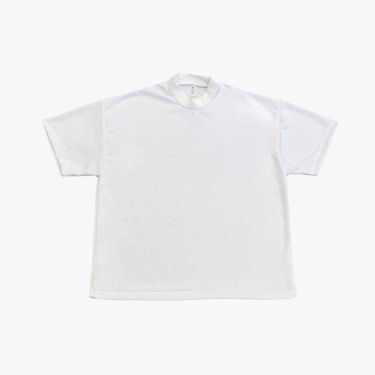 SAMPLE MENS MOCK NECK POLY MESH JERSEY BOXY... - Depop