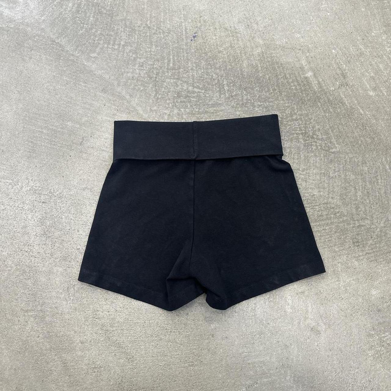 LAA1617 - SAMPLE BLACK GARMENT DYE YOGA SHORTS ... - Depop