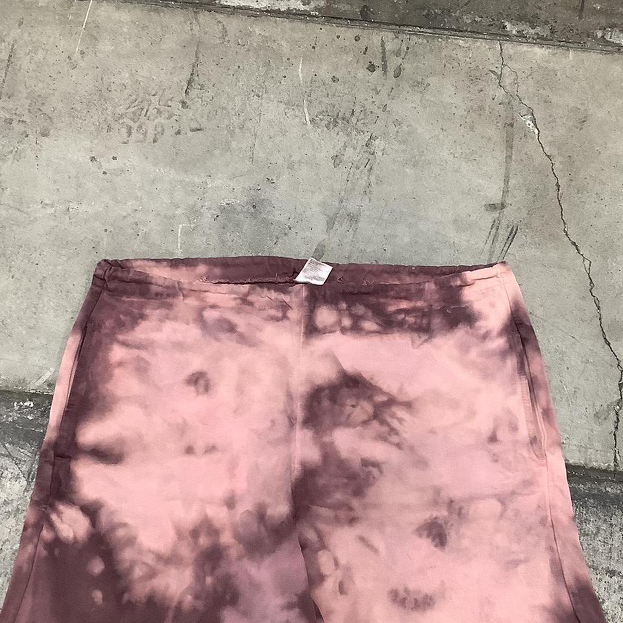 LAA5263 - SAMPLE MAROON BLEACH DYE CANVAS TWILL WIDE... - Depop