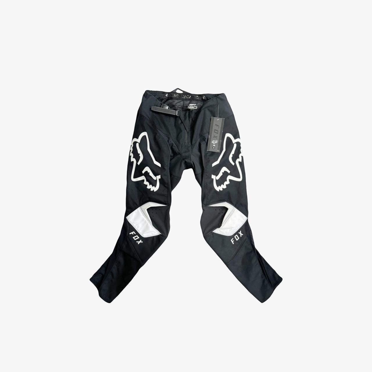 LAA5426- VTG SAMPLE BLACK FOX RACING PANTS NO FLAWS... - Depop