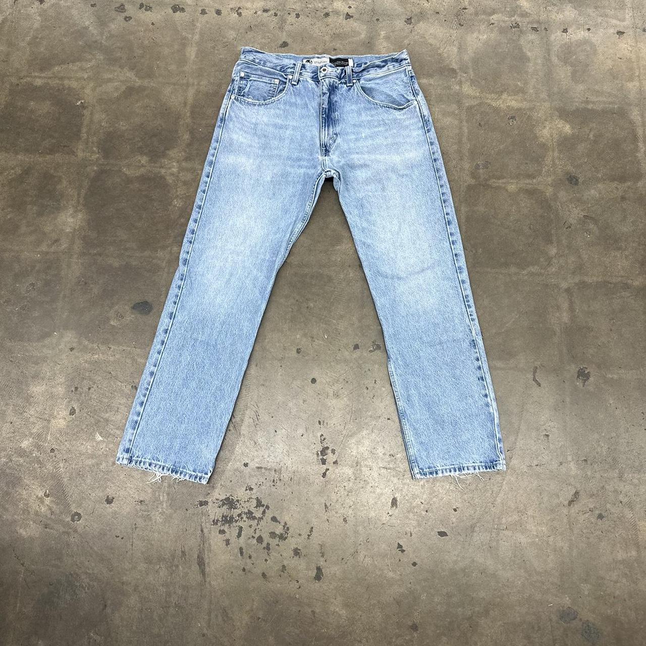 LAA3374- VINTAGE SAMPLE SILVER TAB LEVIS DENIM... - Depop