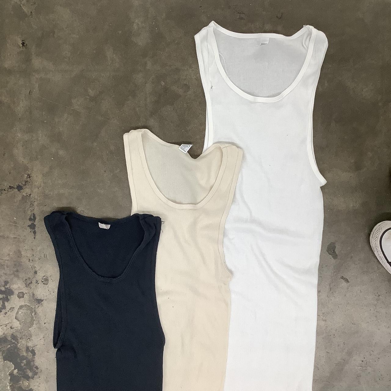LAA4231- BUNDLE OF 3 BEATER TANKS •ALL SIZE... - Depop