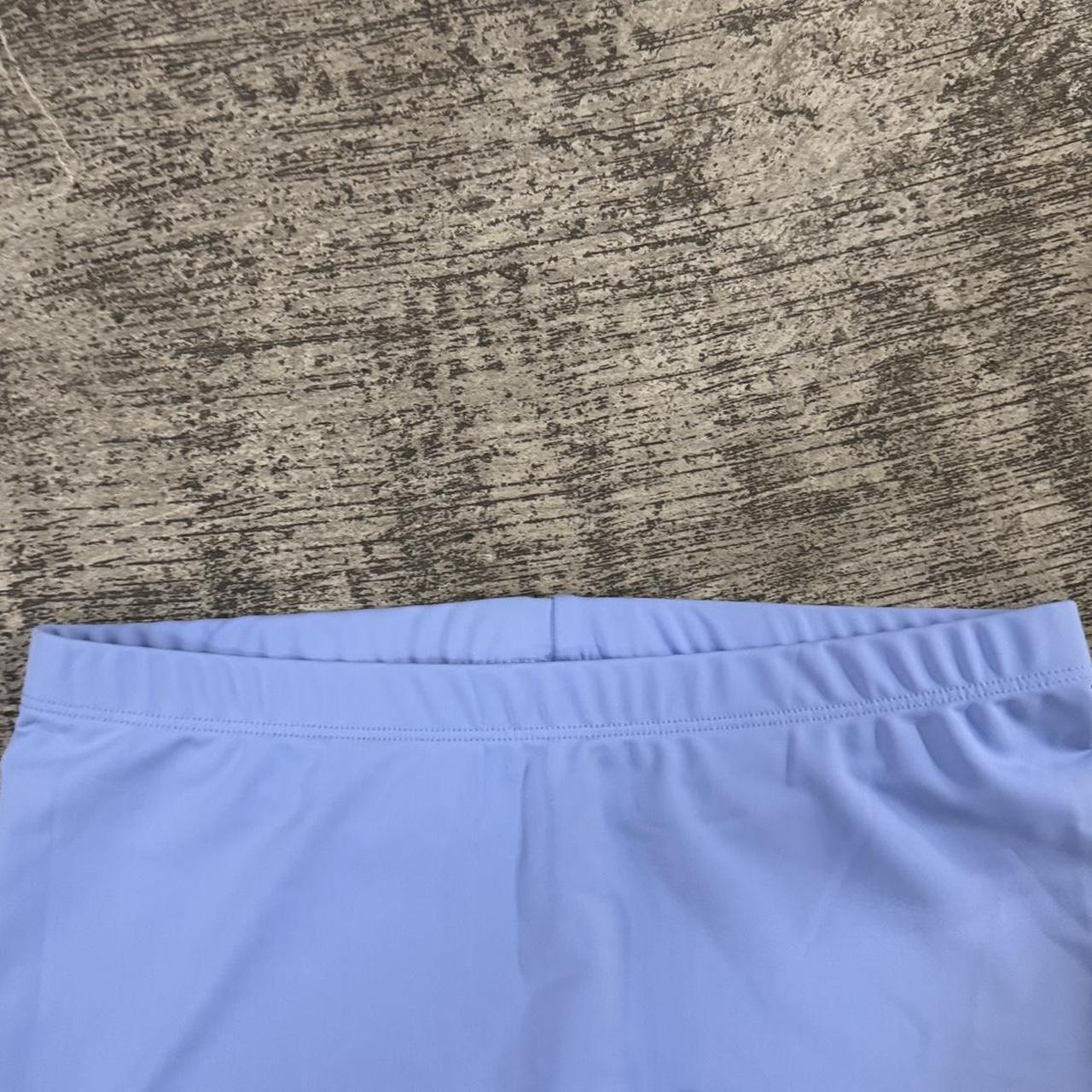 A7016 - SAMPLE BLUE MINI SHORT Slightly imperfect.... | Depop