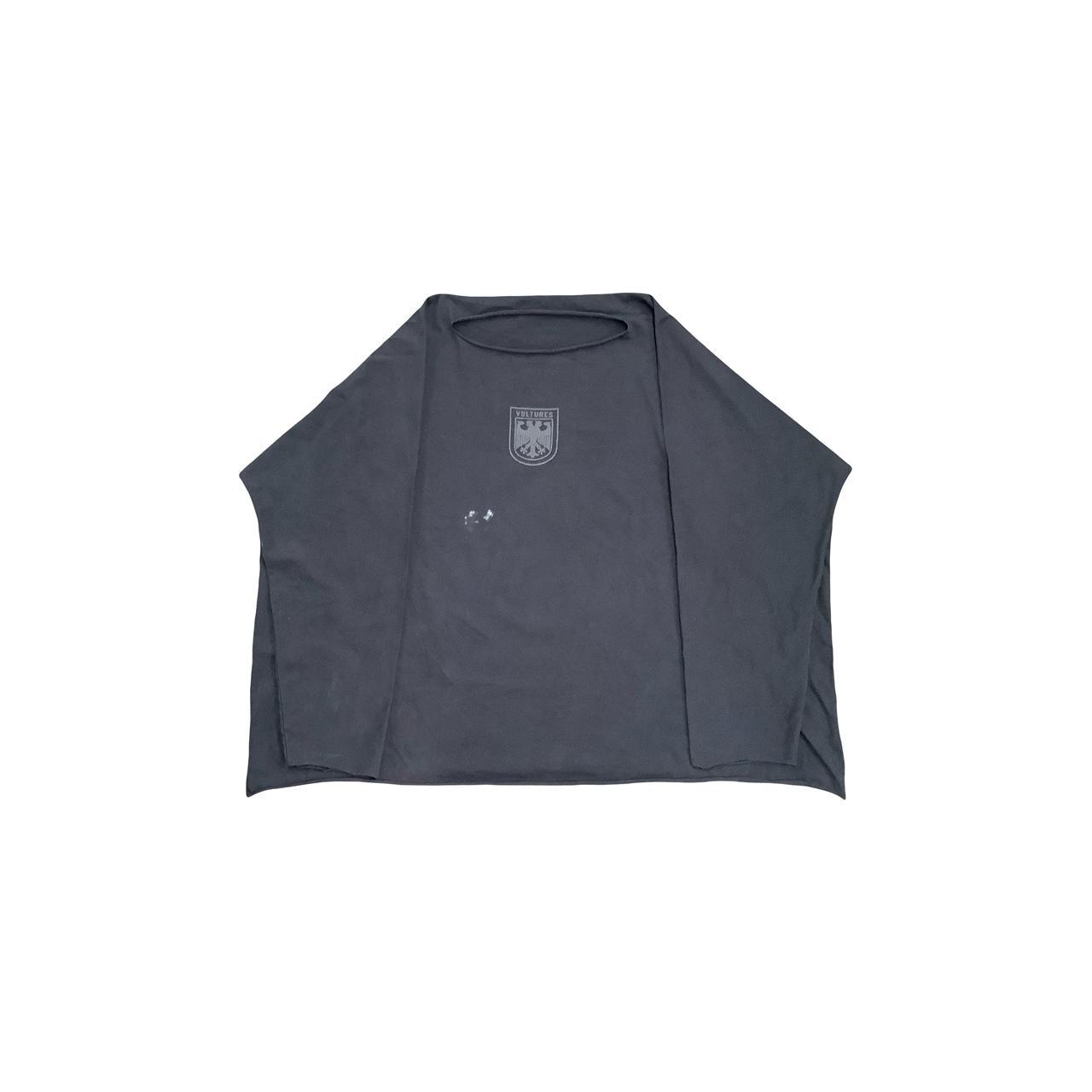 LAA8701 - SAMPLE BLACK OVERSIZED RAW HEM LONG SLEEVE... - Depop