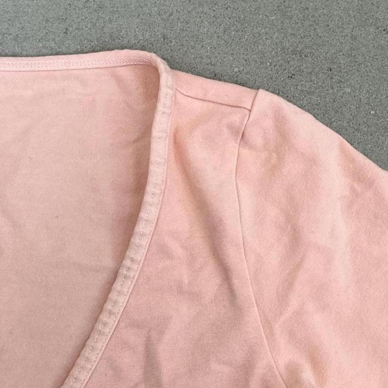 LAA3577 - SEASHELL PINK GARMENT DYE LONG SLEEVE WRAP... | Depop