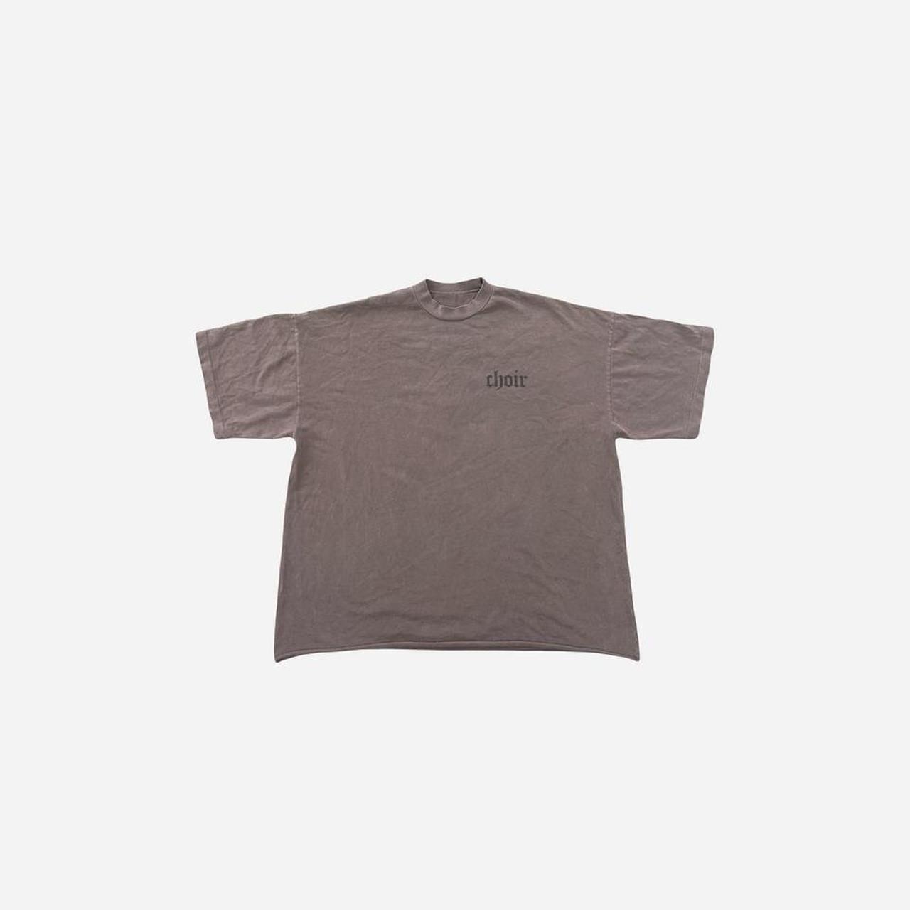 LAA8390- SAMPLE CLOVE HEAVY RIB RAW HEM PRINTED... | Depop