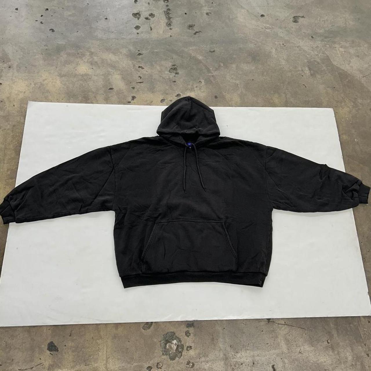 LAA1862 - SAMPLE BLACK HOODED PULLOVER •EXCLUSIVE... | Depop