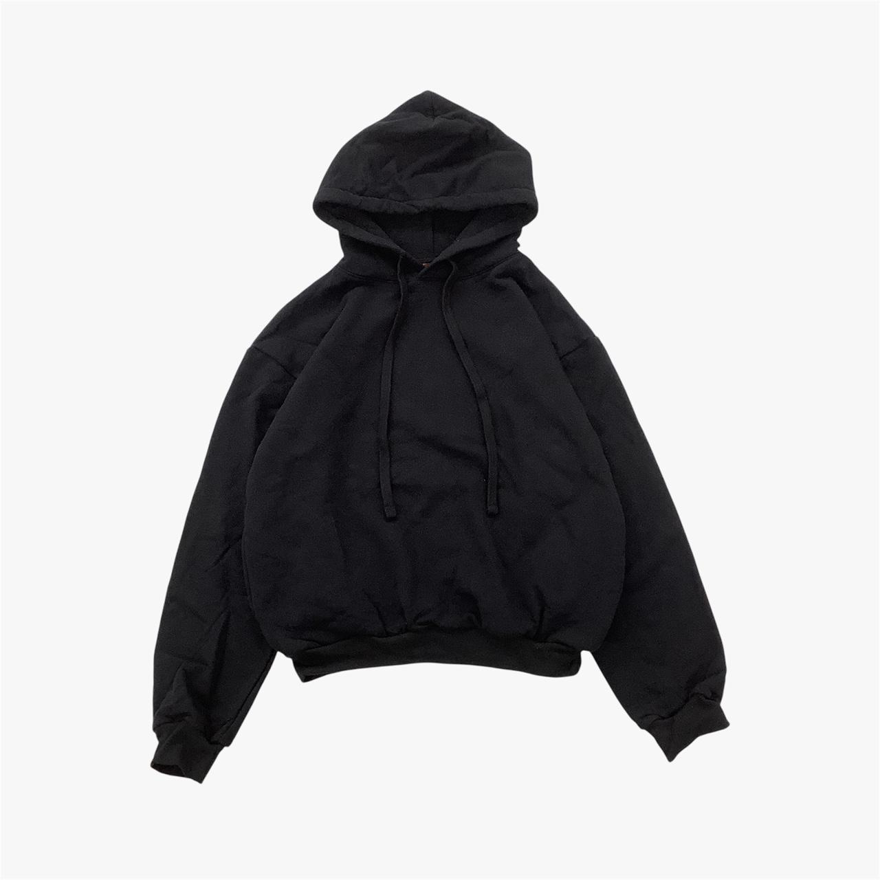 LAA3196 - IMPERFECT SAMPLE BLACK FLEECE PULLOVER... | Depop