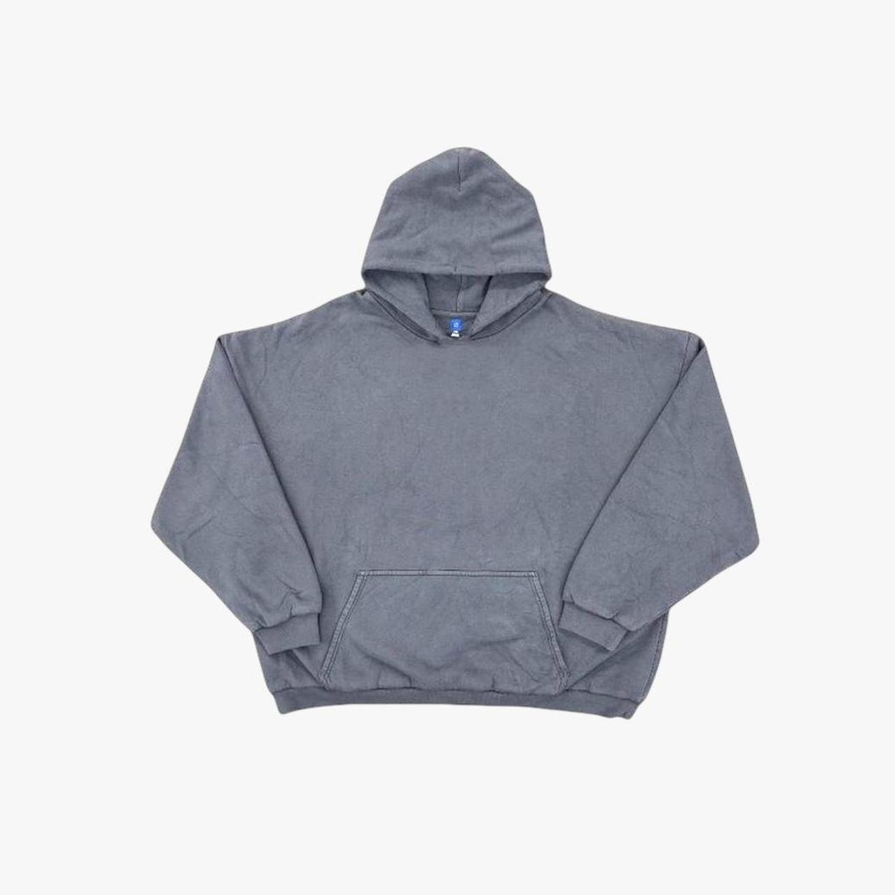 LAA3182 - IMPERFECT SAMPLE GREY HOODED PULLOVER... | Depop